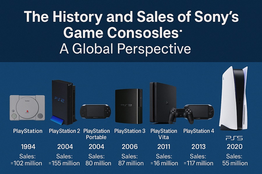 The History and Sales of Sony’s Game Consoles: A Global Perspective